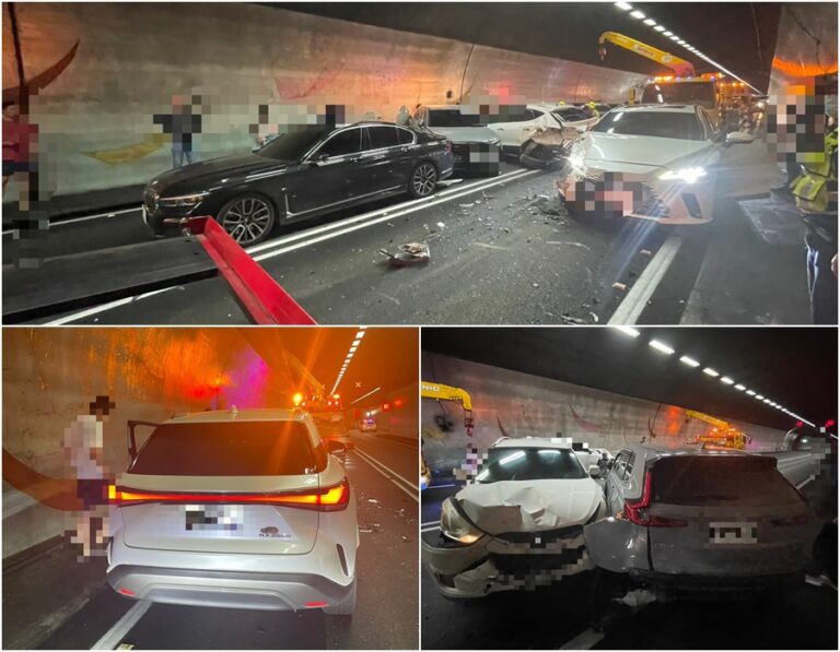 影音/端午收假日雪隧5車追撞釀4傷 車流回堵塞爆 – GOTHE